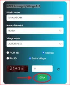 Meebhoomi Ap Gov In - View 1-B, Adangal, FMB Meebhumi App